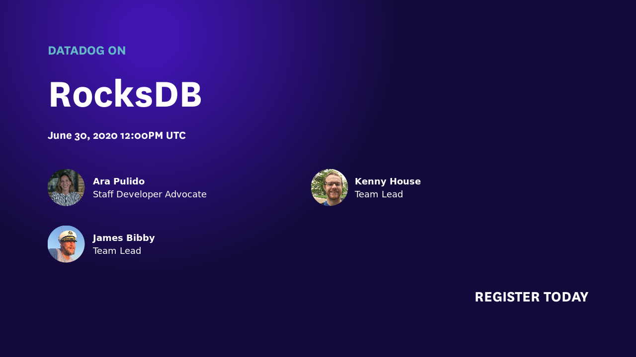 Datadog on RocksDB | Datadog on...